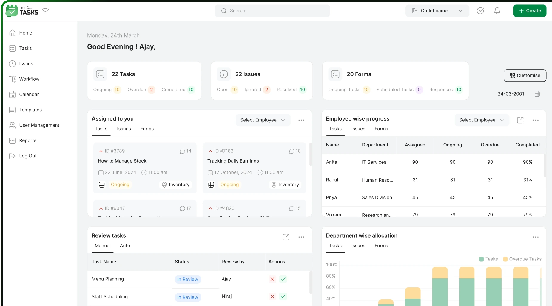 Simplify everyday tasks & operation management for businesses